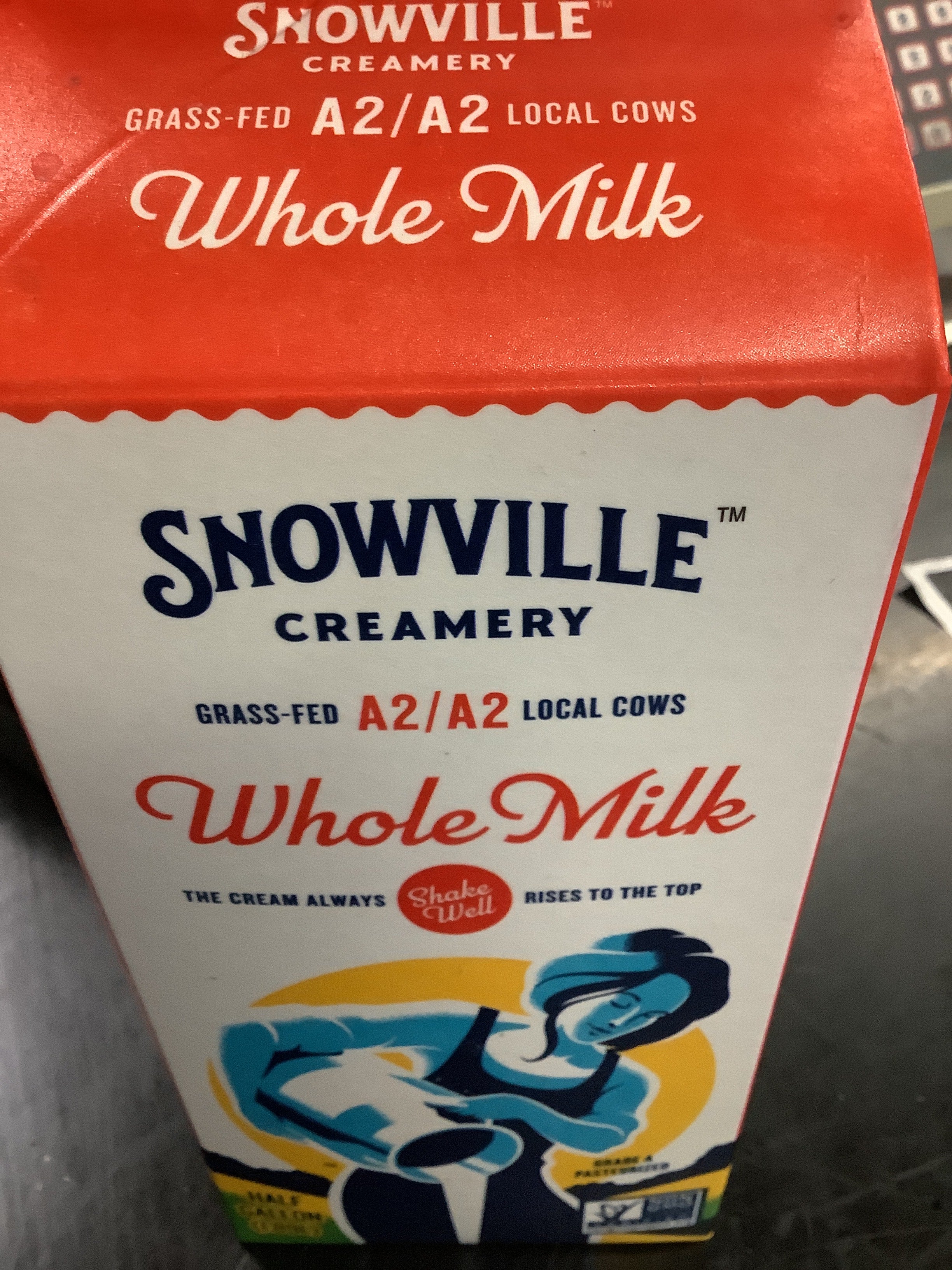 Milk, Whole, Snowville, Half Gallon, Grass Fed, Local – The Downtown ...