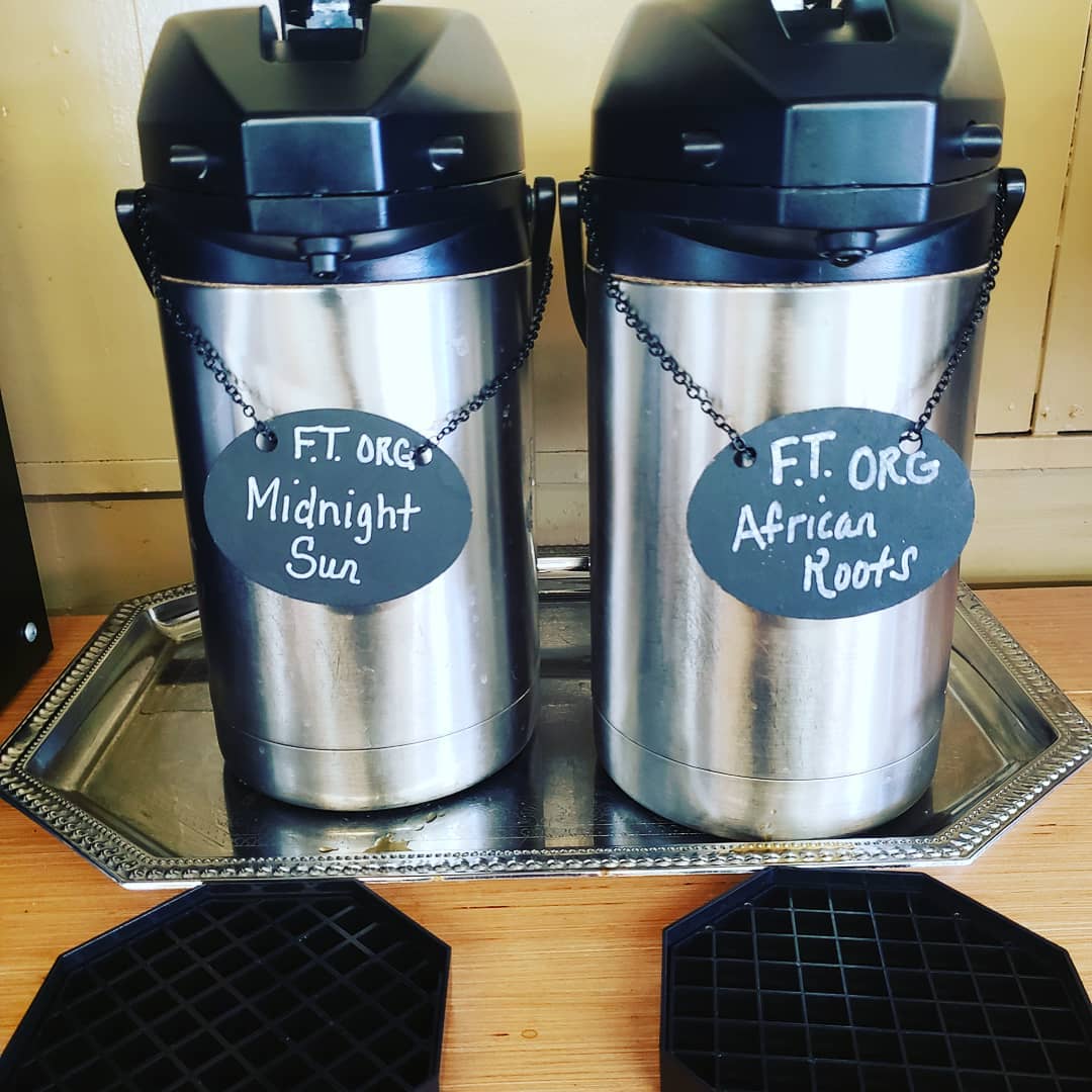 Coffee Pump with cream and sugar – The Downtown Farm Stand