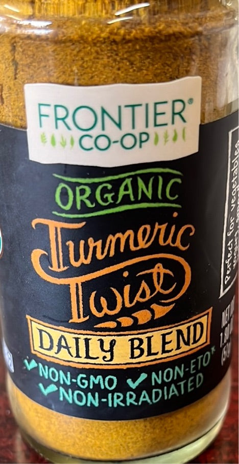 Turmeric Twist, Frontier, Organic, 2.5 oz – The Downtown Farm Stand